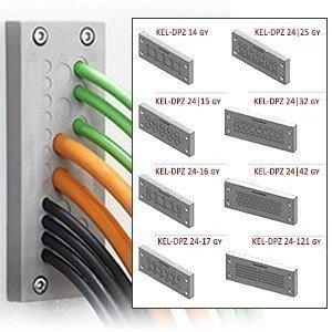Icotek KEL-DPZ 24|42 Cable Entry Plate Gray - Kinequip Automation